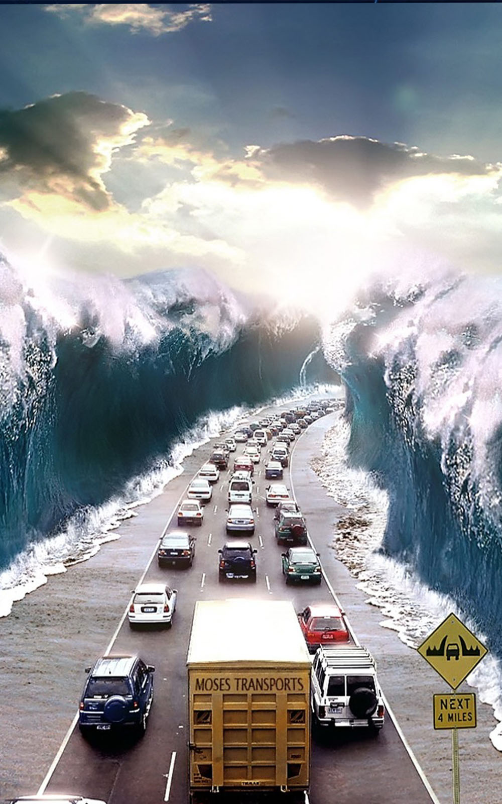 Free Sea Road Backgrounds