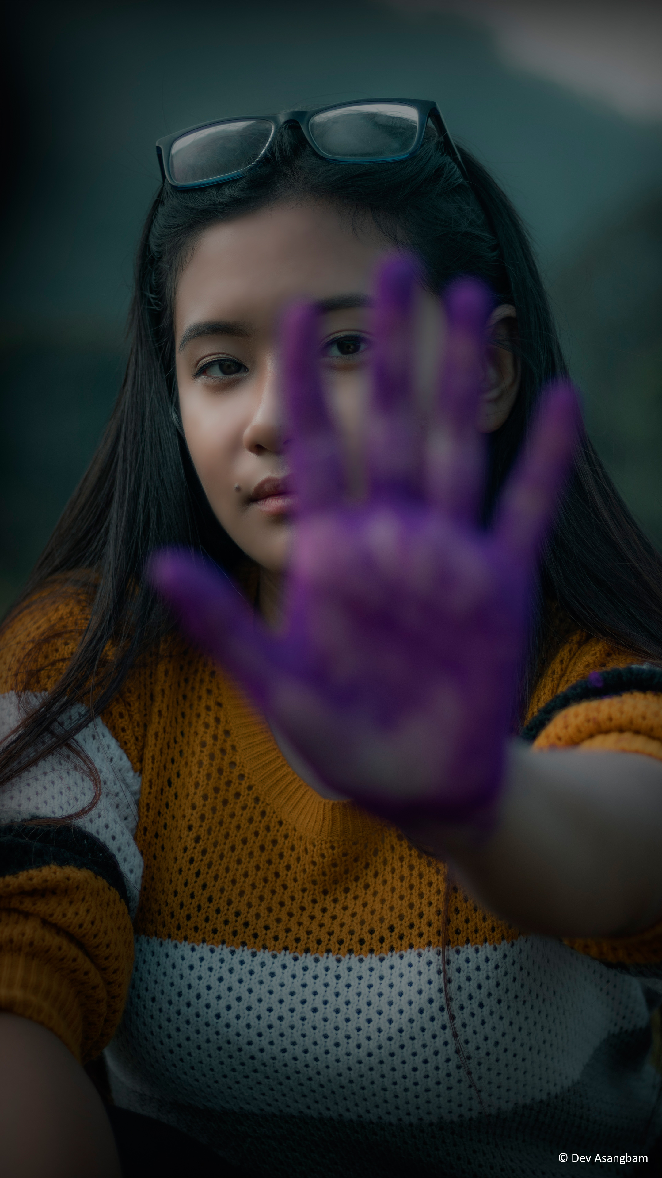 Girl Photography Hand Purple Color 4k Ultra Hd Mobile Wallpaper