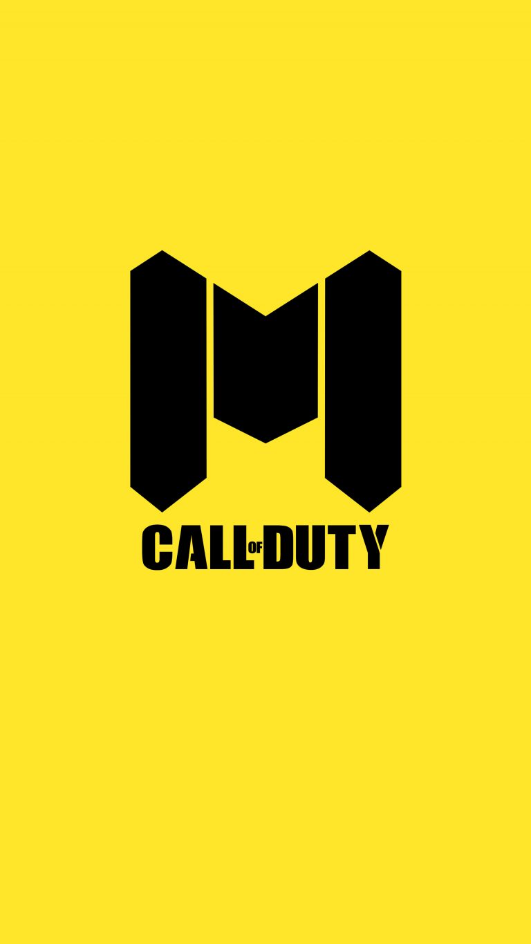 Call Of Duty Mobile Logo Yellow Background 4K Ultra HD Mobile Wallpaper call-of-duty-mobile-logo-yellow-background-4k-ultra-hd-mobile-wallpaper