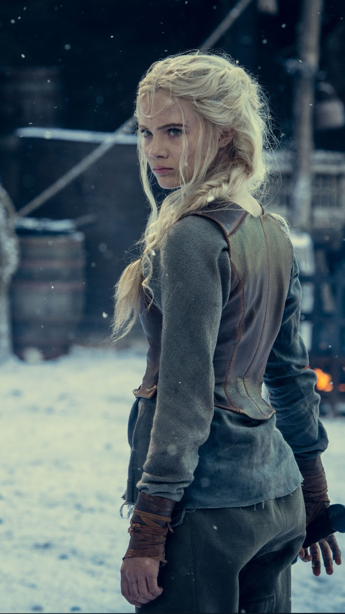 Freya Allan As Ciri 4k Ultra Hd Mobile Wallpaper For Iphone And Android