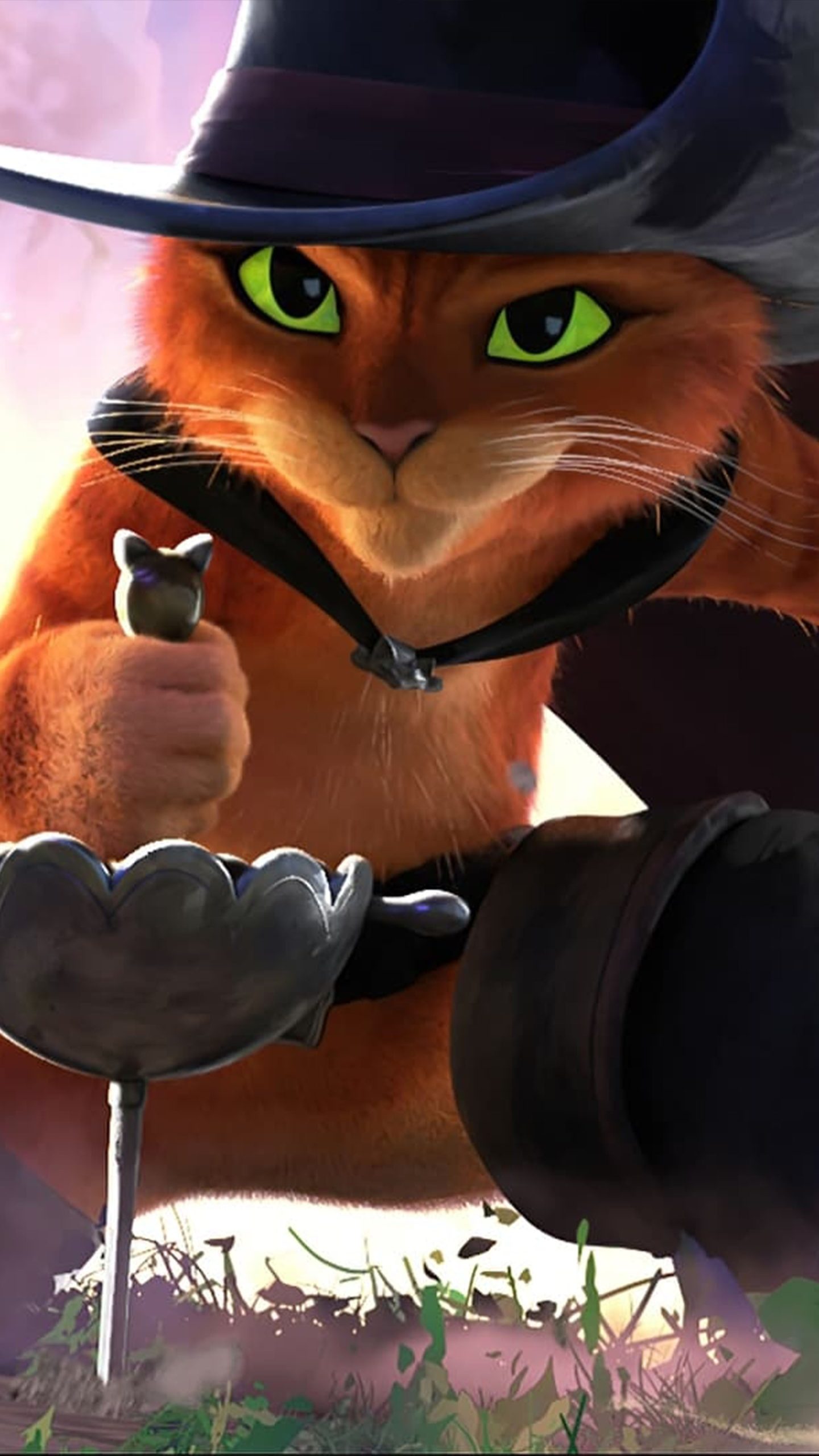 Puss In Boots The Last Wish Movie Poster 4k Ultra Hd Mobile Phone Wallpaper
